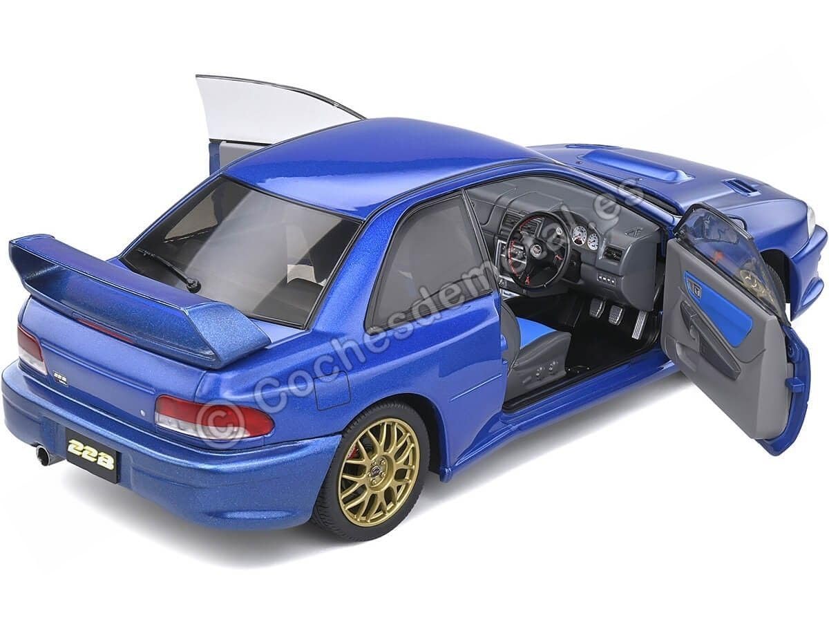 Solido S1807402 1:18 Subaru Impreza 22b #3 Rallye Monte-Carlo 1998 Collectible Miniature car, Multi