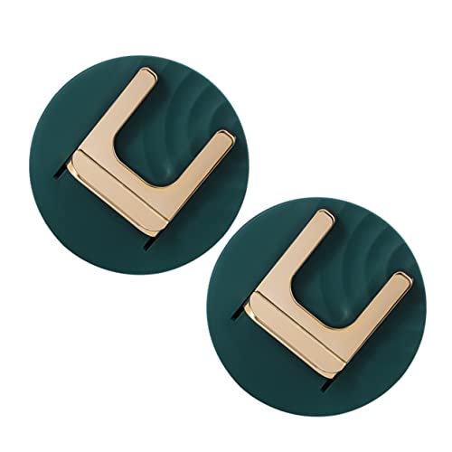 Yardwe 2pcs Hair Dryer Holder Decorative Shelf Brackets Decorating Tools Wall Bracket Hair Care Tools Holder Hair Dryer Wall Self Wall Mount Broom Holder Hair Dryer Rack Bathroom Supplies