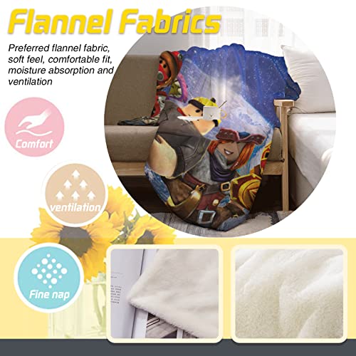 Game Flannel Blanket Super Soft Lightweight Fleece Blanket,Sofa Bedroom Warm Multifunctional Fuzzy Fleece Blanket 40x50in