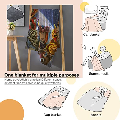 Game Flannel Blanket Super Soft Lightweight Fleece Blanket,Sofa Bedroom Warm Multifunctional Fuzzy Fleece Blanket 40x50in