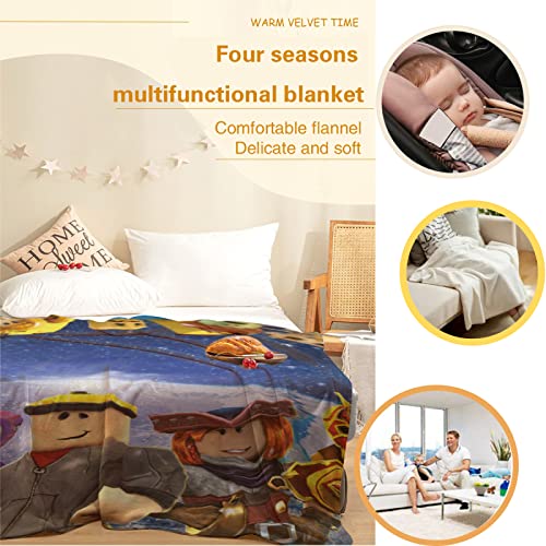 Game Flannel Blanket Super Soft Lightweight Fleece Blanket,Sofa Bedroom Warm Multifunctional Fuzzy Fleece Blanket 40x50in