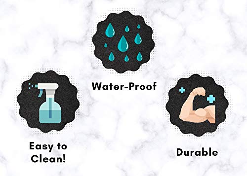 Polar Whale 2 Lotion and Body Spray Stand Organizers Tray Washable Waterproof Insert for Home Bathroom Bedroom Office 6 x 9.75 x 2 Inches 10 Slots Black 2pc Pair Set