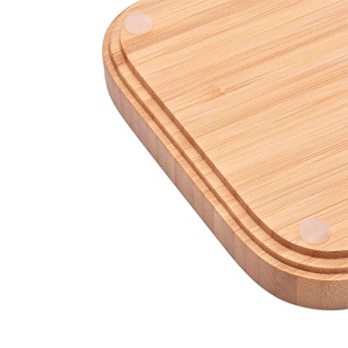 Bamboo Vanity Tray, Bathroom Counter Tray, Toilet Tank Tray for Organizing and Home Decor, 11.8 x 6.1 x 0.9 inch