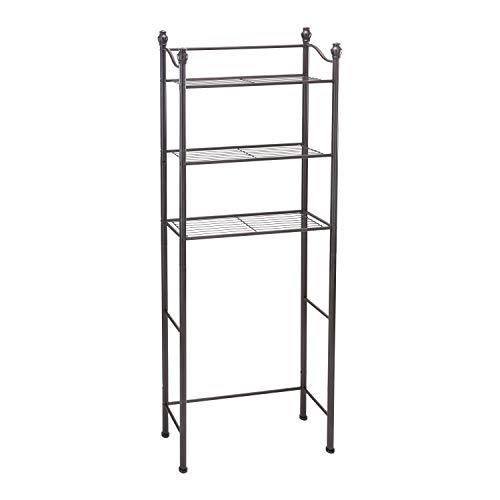 Organize It All 3 Tier Over The Toilet Bathroom Storage Space Saver - Oil Rubbed Bronze (17571W1P)