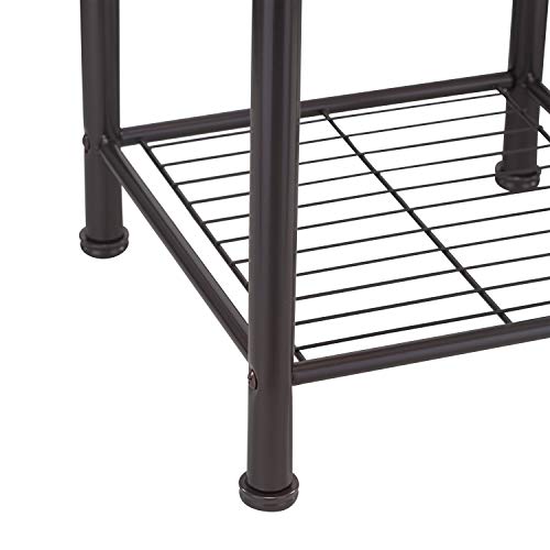 Organize It All 3 Tier Over The Toilet Bathroom Storage Space Saver - Oil Rubbed Bronze (17571W1P)