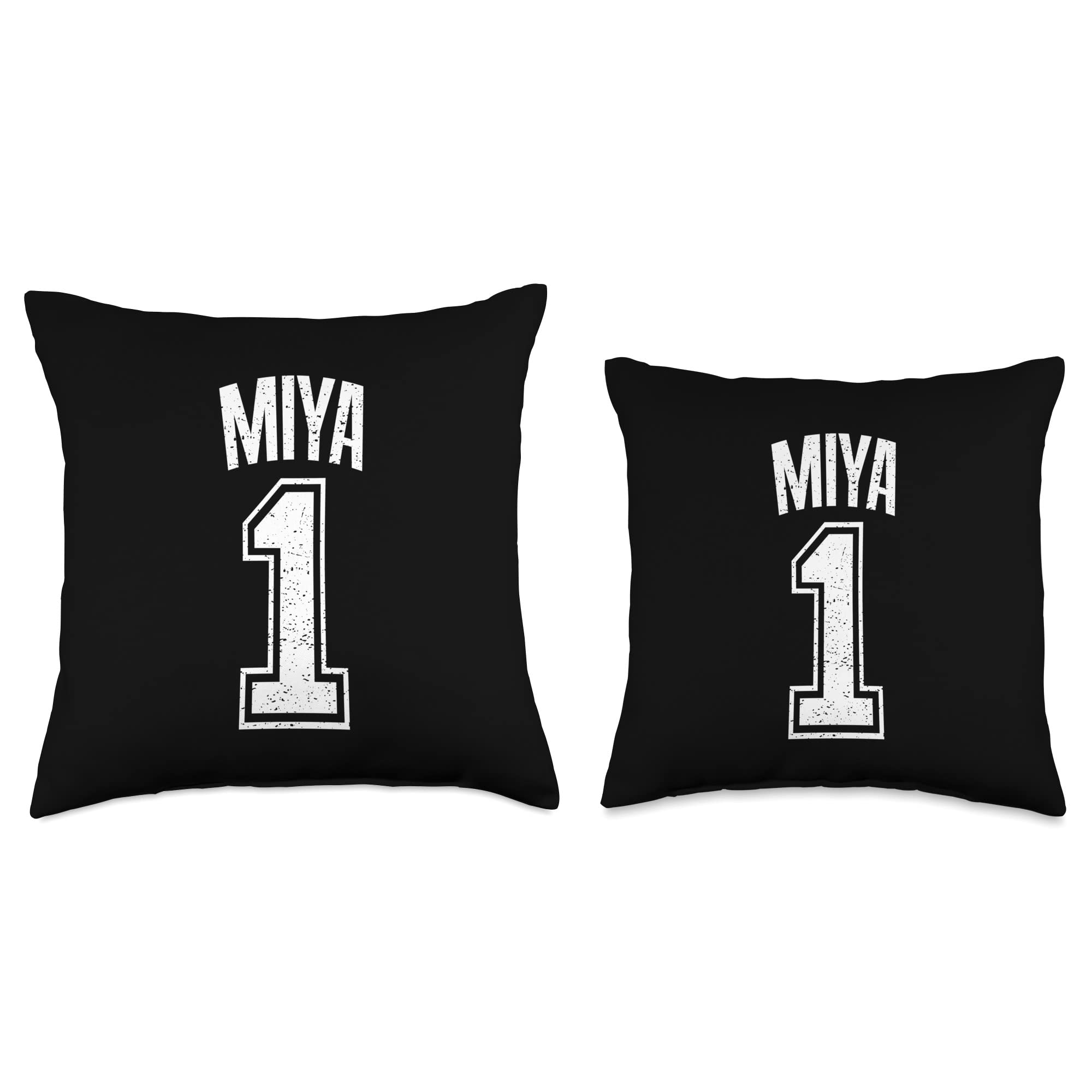 Miya Support Accessories & Fan Gifts Men Women Miya Supporter Number 1 Biggest Fan Throw Pillow, 16x16, Multicolor