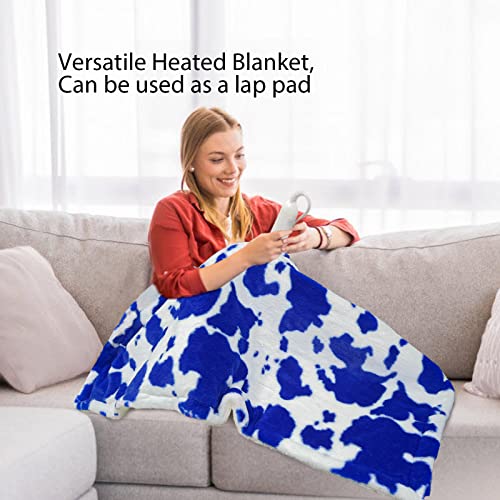 Weighted Heated Blanket,36" x 48" Small Weighted and Heated Throw Blankets, 5Lbs, Weighted Lap Blanket for Adults ,Children ,12 Heating Levels & 8 Timer, Machine Washable, for Teens and Kids