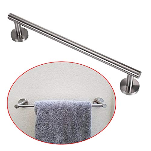 Sumnacon 16 Inch Towel Bar Towel Rod with Screws,Solid Wall-Mounted Stainless Steel Towel Rack Hanger Holder Organizer for Bathroom Kitchen, Silver