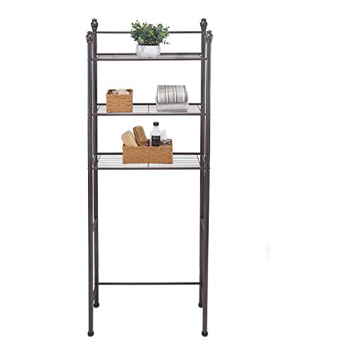 Organize It All 3 Tier Over The Toilet Bathroom Storage Space Saver - Oil Rubbed Bronze (17571W1P)