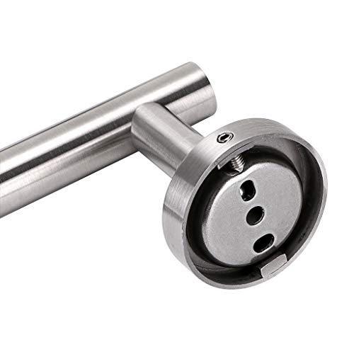 Sumnacon 16 Inch Towel Bar Towel Rod with Screws,Solid Wall-Mounted Stainless Steel Towel Rack Hanger Holder Organizer for Bathroom Kitchen, Silver