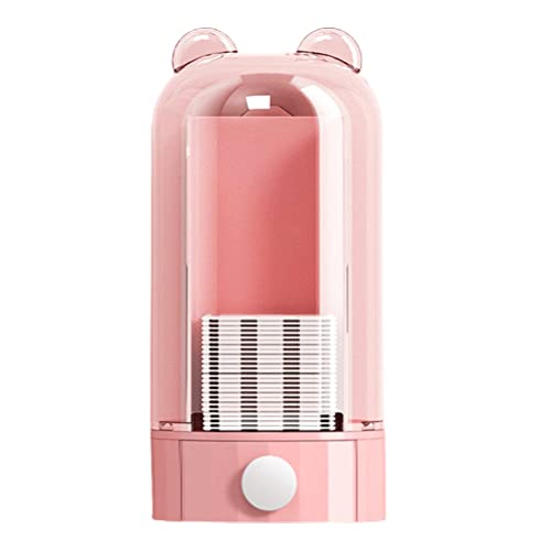 OHEPFD Automatic Cotton Pad Holder, Cosmetic Cotton Pad Dispenser Press Out Makeup Cotton Square Holder Dispenser Makeup Cotton Pad Organizer Rack,18*8.6cm