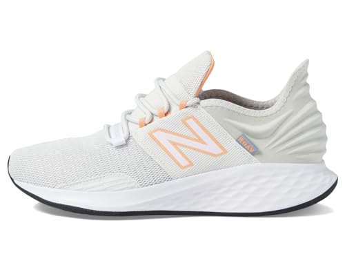 New Balance Women's Fresh Foam Roav V1 Running Shoe, Nimbus Cloud/Peach Glaze/Dusk Blue, 8.5 Wide