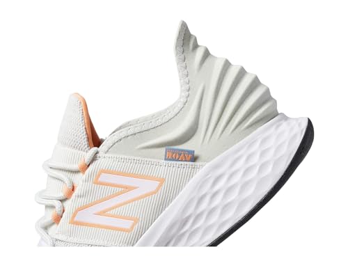 New Balance Women's Fresh Foam Roav V1 Running Shoe, Nimbus Cloud/Peach Glaze/Dusk Blue, 8.5 Wide