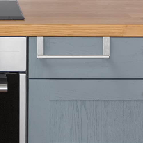 Towel Rack for Cabinet, Strong Steel Kitchen Over Cabinet Towel Bar Rack