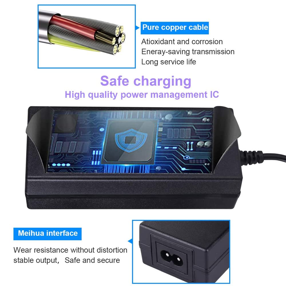 42V 2A Power Adapter for Bird & Lime Charger - Bird, Skip, Lime, Lime-S, Skip, Spin Xiaomi M365 - Charger - Bird Charger, Lime Charger