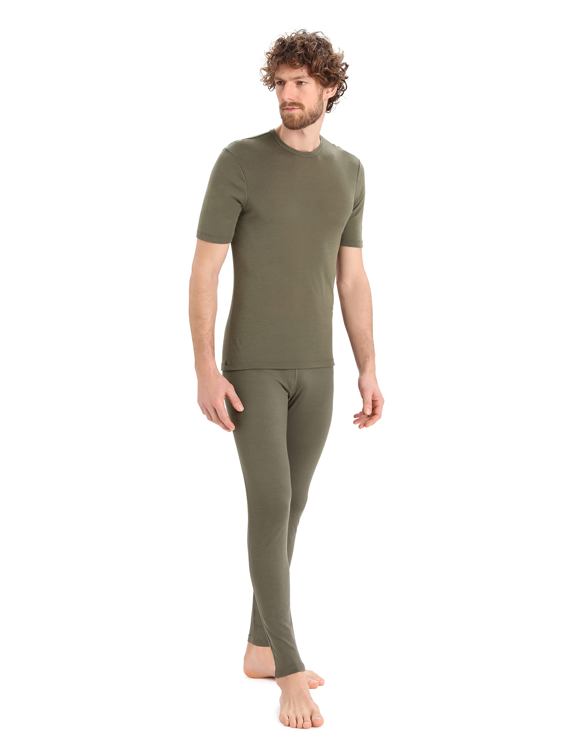 Icebreaker Merino T-Shirts for Men - Loden - XX-Large