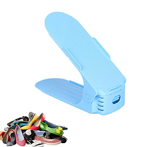 Shoe Stacker | Adjustable Double Layer Storage Shoe Organizer Holder | 3-Level Shoe Shelf Space-Saving Storage Shoe Stacker Holder Yechun