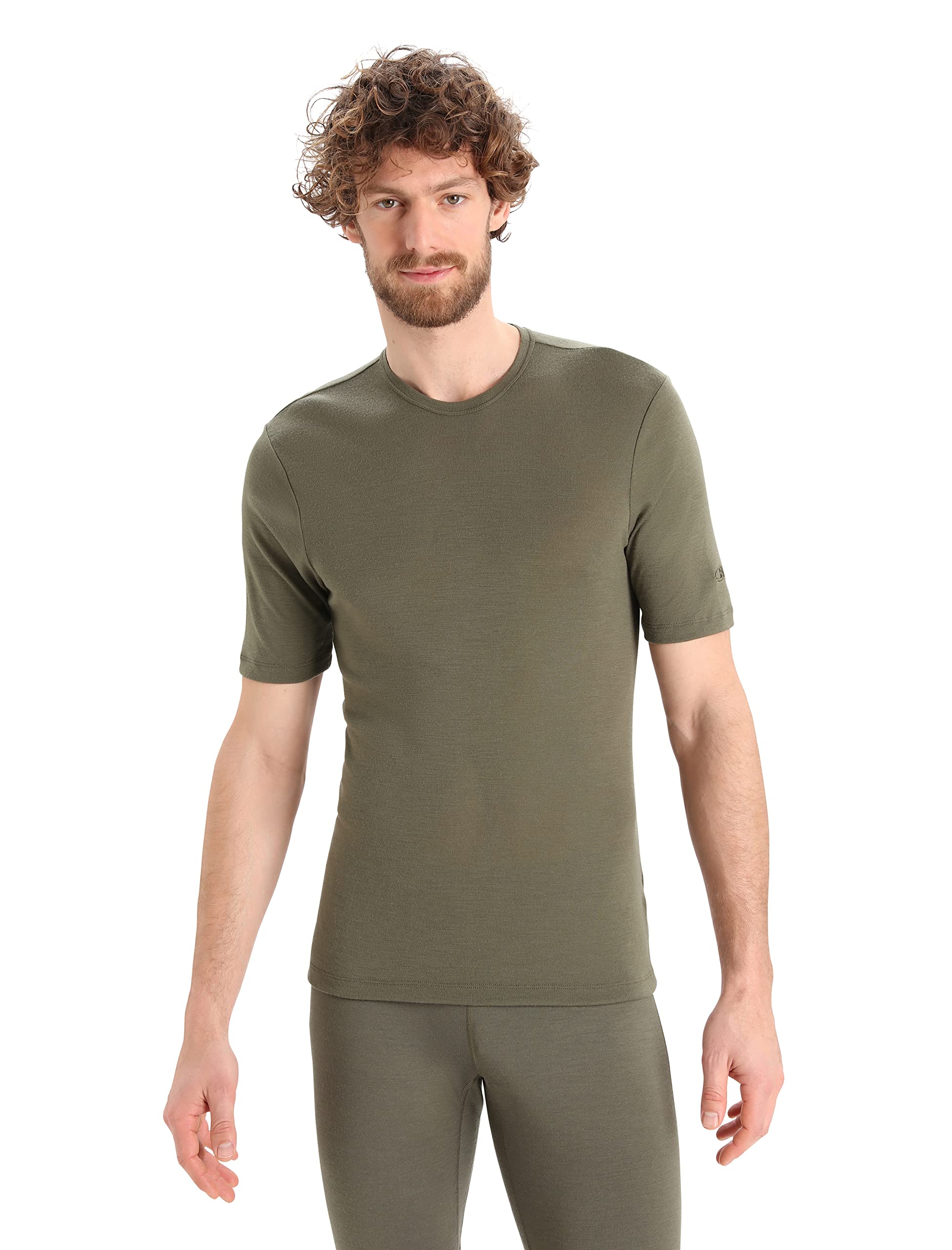 Icebreaker Merino T-Shirts for Men - Loden - XX-Large