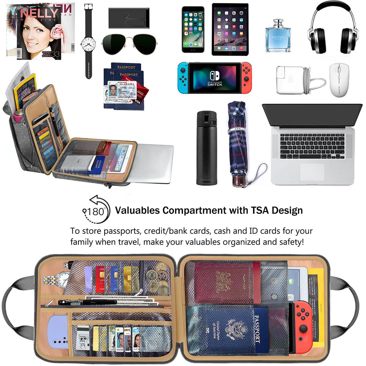 ZINZ Slim & Expandable Case 12.9 13 inch Travel Laptop Shoulder Bag for MacBook Air 13" M3/M2/M1, MacBook Pro 13" M2/M1, iPad Pro 12.9"/13"/11", iPad Air 13",L01G03