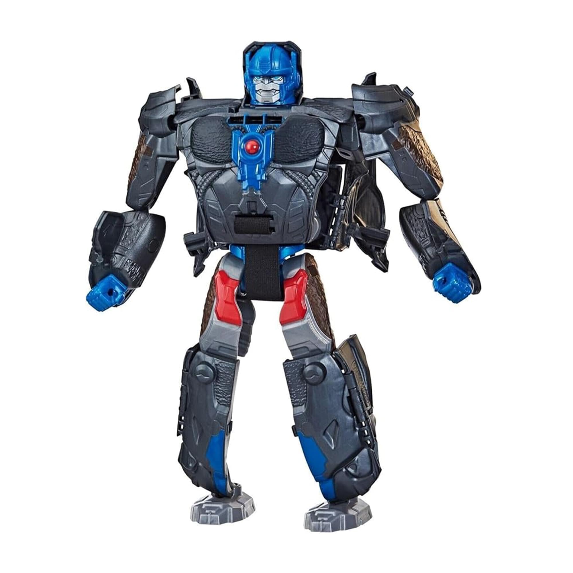 Transformers Rise of the Beasts Movie Optimus Primal, 2-in-1 Converting Roleplay Mask Action Figure Toy, 6+ Years, 9-inch
