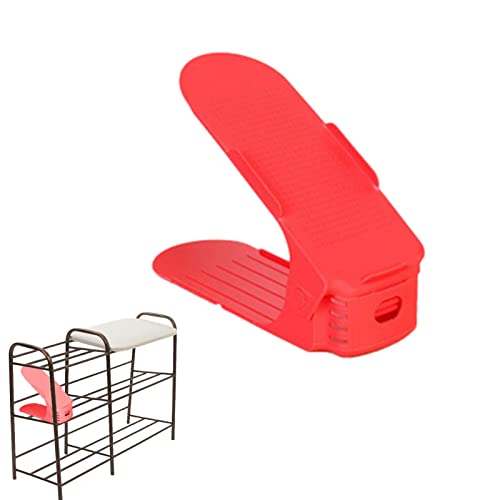 Shoe Space Saver,Double Deck Easy Shoe Stacker for Sneakers - 3-Level Shoe Shelf Space-Saving Storage Shoe Stacker Holder Harrod
