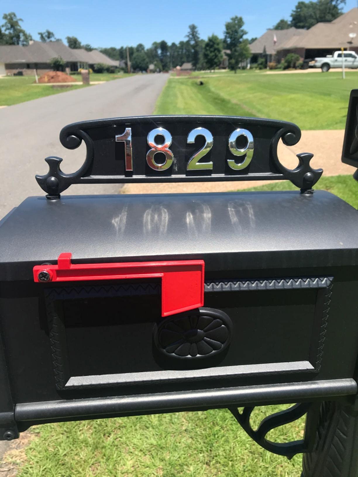 HopeWan Mailbox Numbers 2 Inch, Self-Stick Door Address Number Stickers for Office Apartment Room, Chrome Plated.