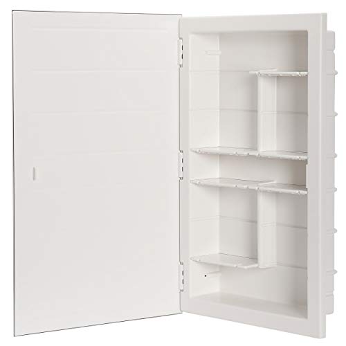 Zaca Spacecab Media Recessed Medicine Cabinet, 16" W x 26" L