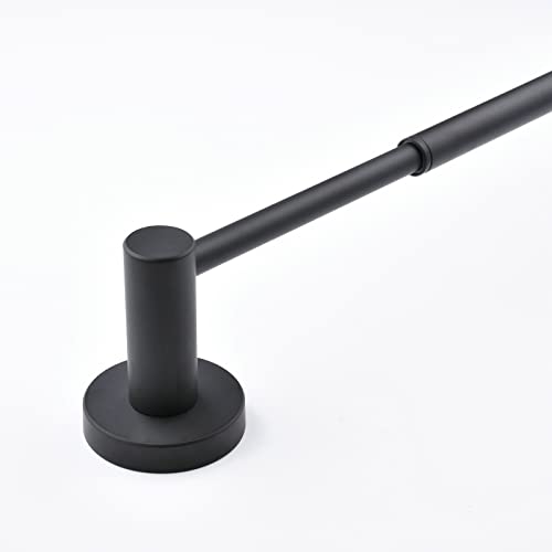 Adjustable Retractable Towel Bar 16βto 26β, SHUNLI Black Bathroom Towel Rack Bath Hand Towel Holder Flexible, Wall Mounted/SUS304 Stainless Steel