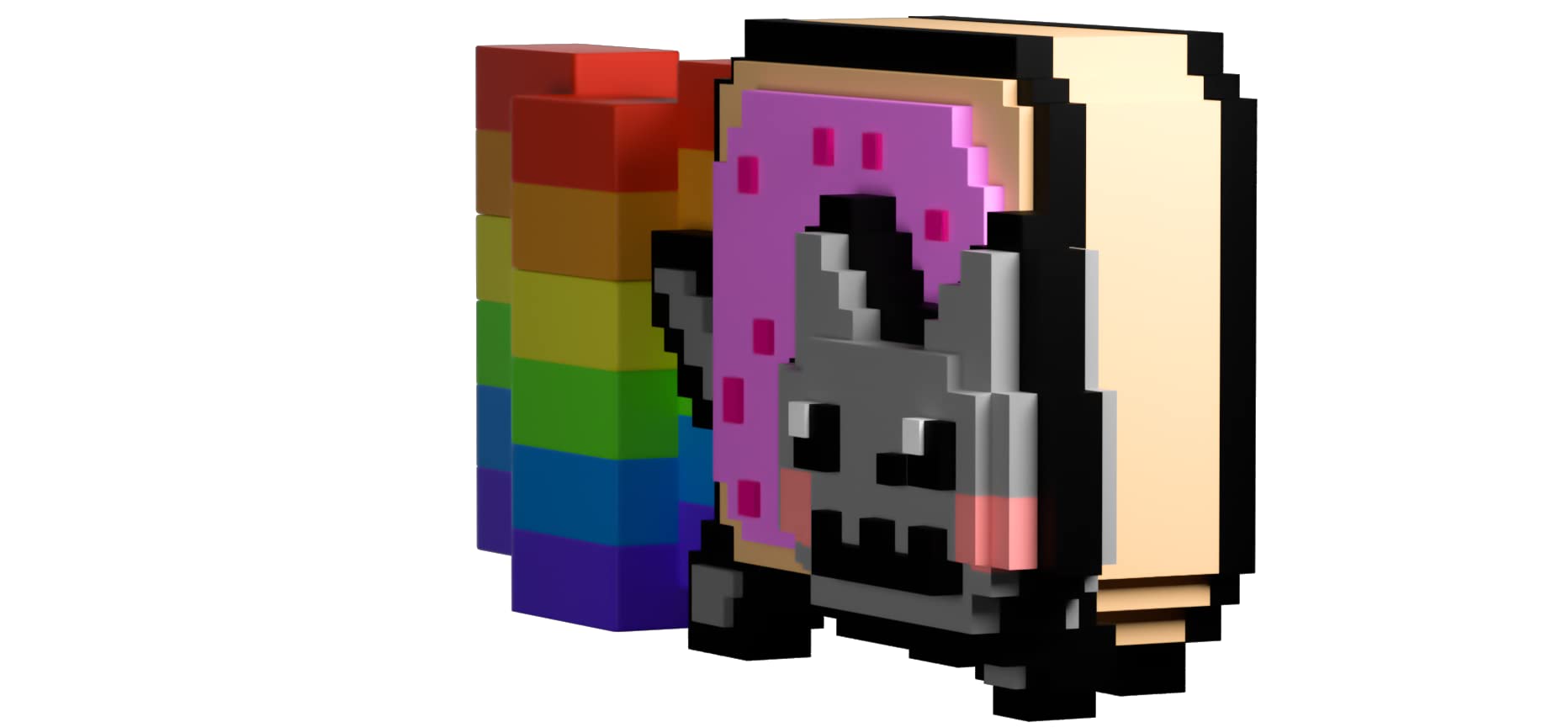 Youtooz Nyan Cat Vinyl Figure, 4.5" Meme Nyan Cat Figure, Flying Poptart Cat Figure, Nyan Cat Toy Meme Collection Based on Famous Internet Meme