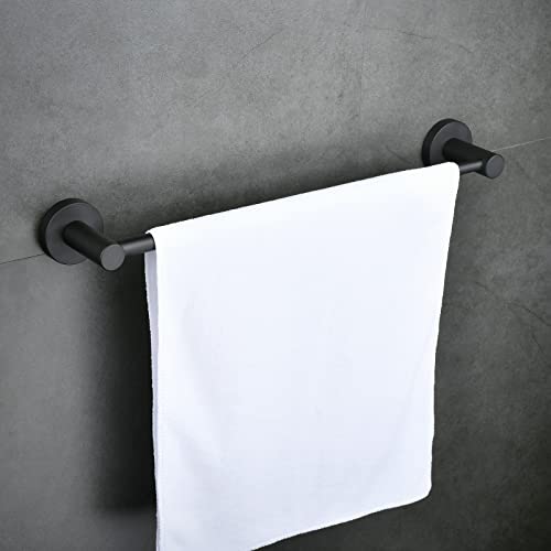 Adjustable Retractable Towel Bar 16βto 26β, SHUNLI Black Bathroom Towel Rack Bath Hand Towel Holder Flexible, Wall Mounted/SUS304 Stainless Steel