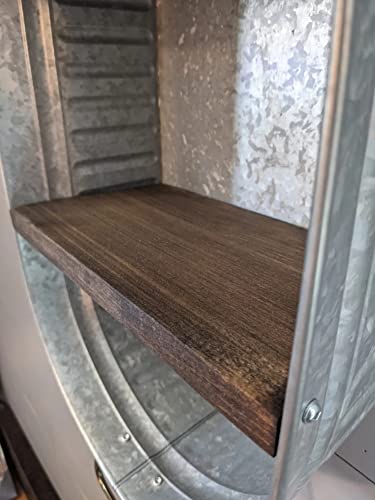 Bathroom Wall Decor, a Farmhouse Shelf, a Rustic Bathroom Shelf, a Laundry Room or mudroom Shelf, and a Galvanized wash tub with Shelves