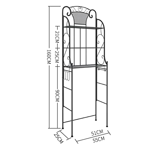 Household Products 3 Tier Over Toilet Storage Rack,Modern Toilet Bathroom Shelf Bathroom Corner Stand Storage Organizer accesory,Bathroom Tower Shelf,Laundry Shelf Unit Organizer Rack,Gold