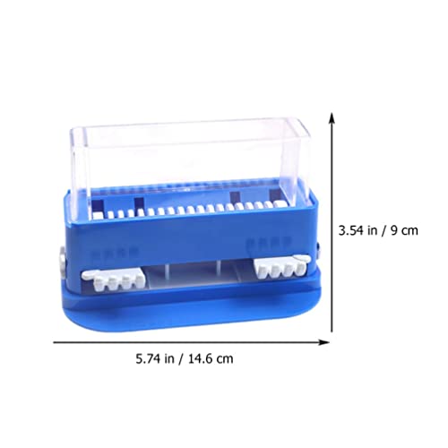 Beaupretty Cotton Swabs Holder Cotton Swab Dispenser Automatic Cotton Swab Storage Box Organizer Container Case for Salon Home