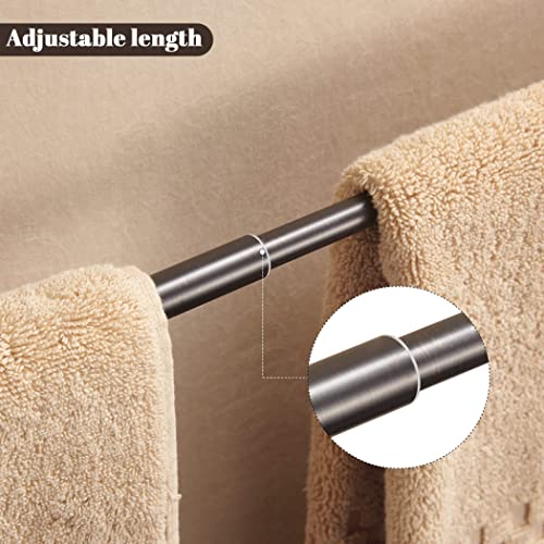 BigBig Home Bronze Towel Holder, Bathroom Towel Bar Oil Rubbed, Bath Towel Ring Wall Mounted Rustic Farmhouse Towel Rack ORB Towel Holder
