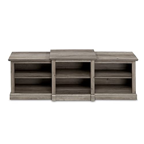 Rockpoint 70inch Classical TV Stand Storage Media Console Entertainment Center for TVs up to 80,Grey Wash