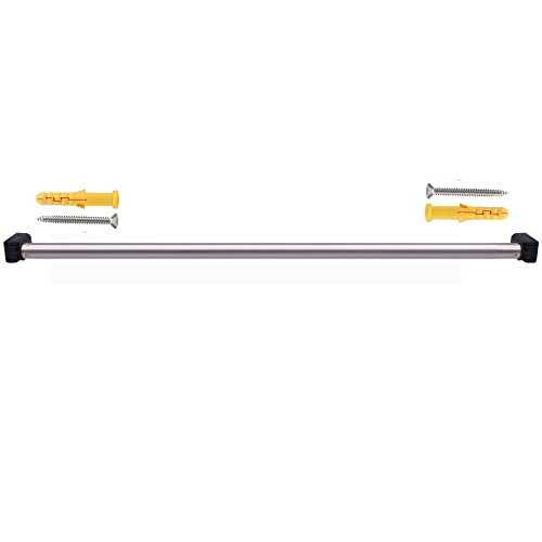 YYST 39.5-Inch Long Towel Rack, Bathroom Towel Bar, Bathroom Towel Holder, Bathroom Accessories, Shower Towel Rack for Bathroom, Towel Holder Wall Mounted- from 16 Inch to 39.5 Inch (Black -1)