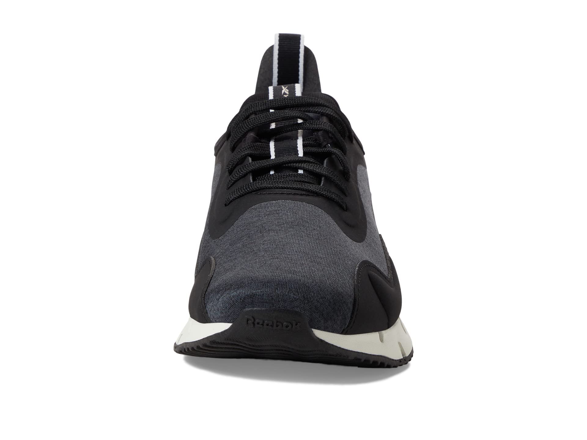 Reebok Women's Zig Dynamica Sneaker, Black/Chalk/Rose Gold, 10
