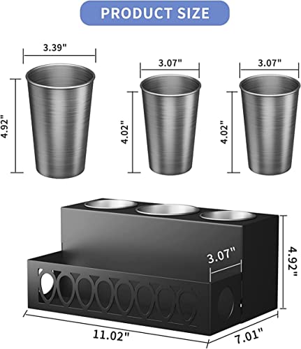 KOPOGTY Bathroom Organizer Cosmetic Organizer Multifunctional Organizer Toiletries Organizer Hair dryer storage rack bracket bathroom finishing kit