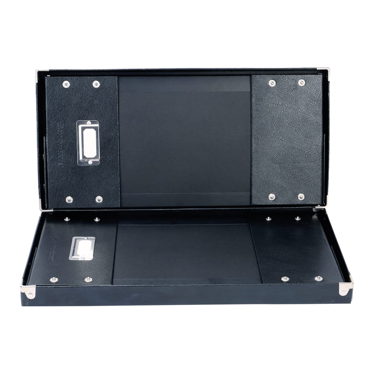 Snap-N-Store VHS Storage Box - Pack of 2 - Durable Movie Organizer Set with Lids - Boxes Hold up to 30 VHS Tapes - Black