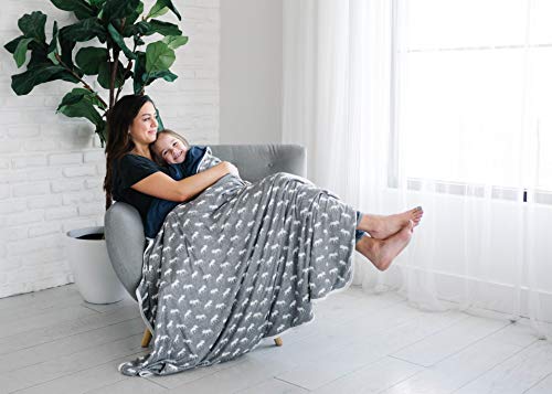 Jumbo Premium Knit 3 Layer Stretchy Throw Blanket"Scout" by Copper Pearl