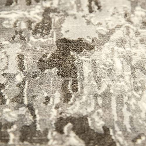 Westside Market Indo Gray Rug Handmade Area Rug 100% Wool 8'1" x 10'1", Gray