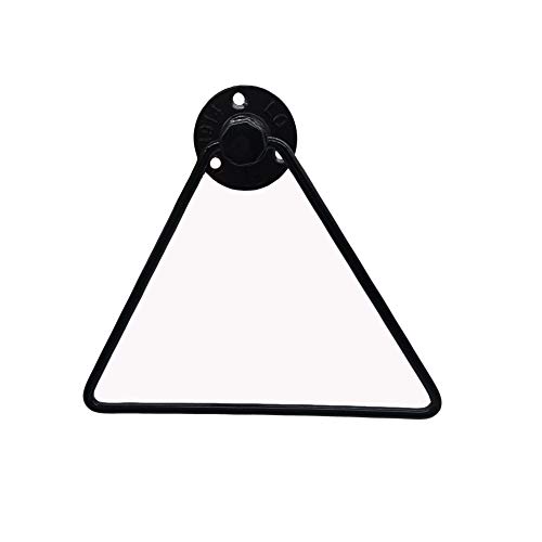 Industrial Triangle Pipe Hand Towel Rack Wall Mounted Towel Holder for Bathroom Kitchen