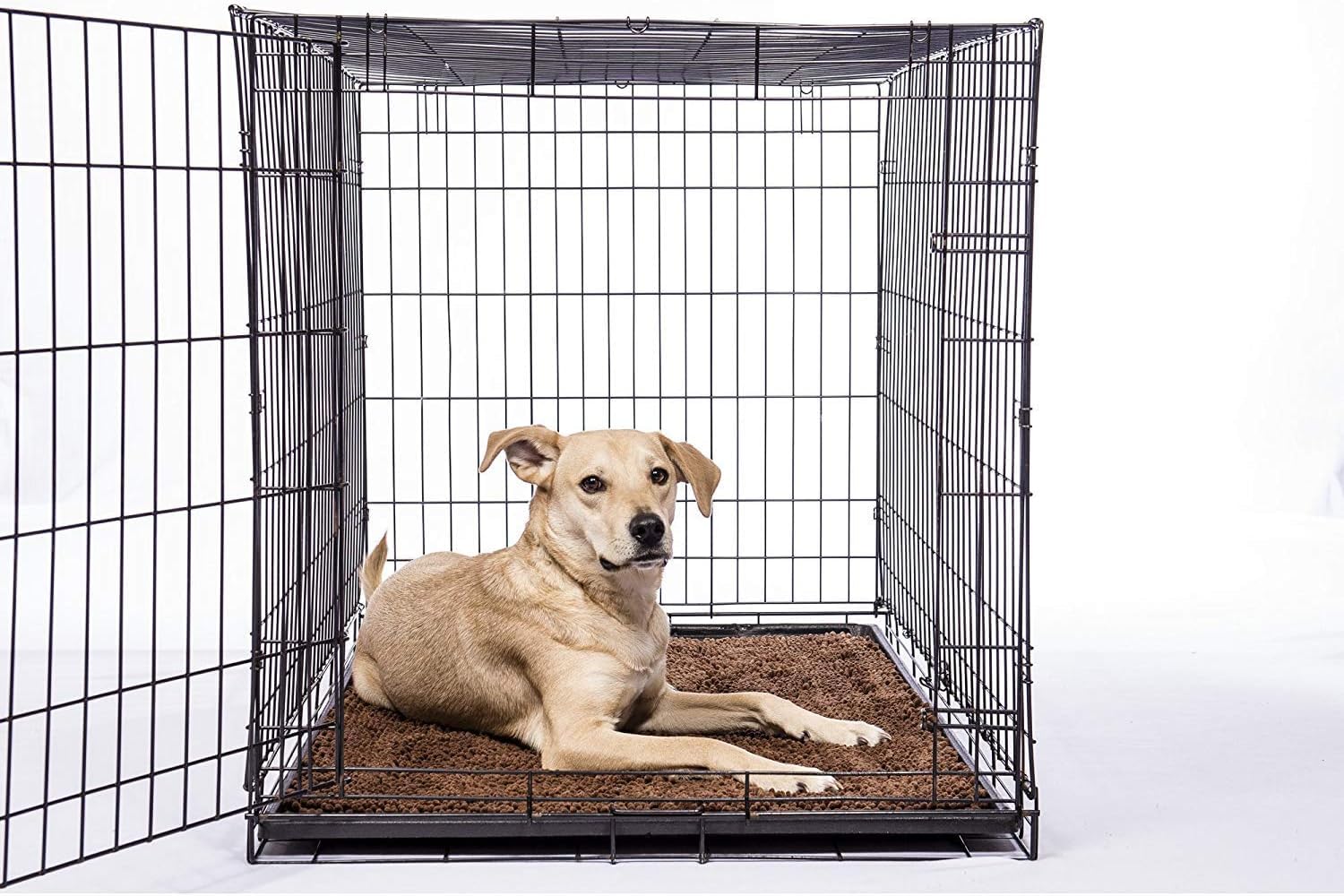 Dog Gone Smart Dirty Dog Doormat - Fast Drying Rug with Super Gripper Backing for Clean Floors - Super Absorbent and Machine Washable Mat for Muddy Paws - Silver Grey