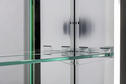 Croydex Loxley 26-Inch x 30-Inch Triple Door Tri-View Cabinet with Hang 'N' Lock Fitting System