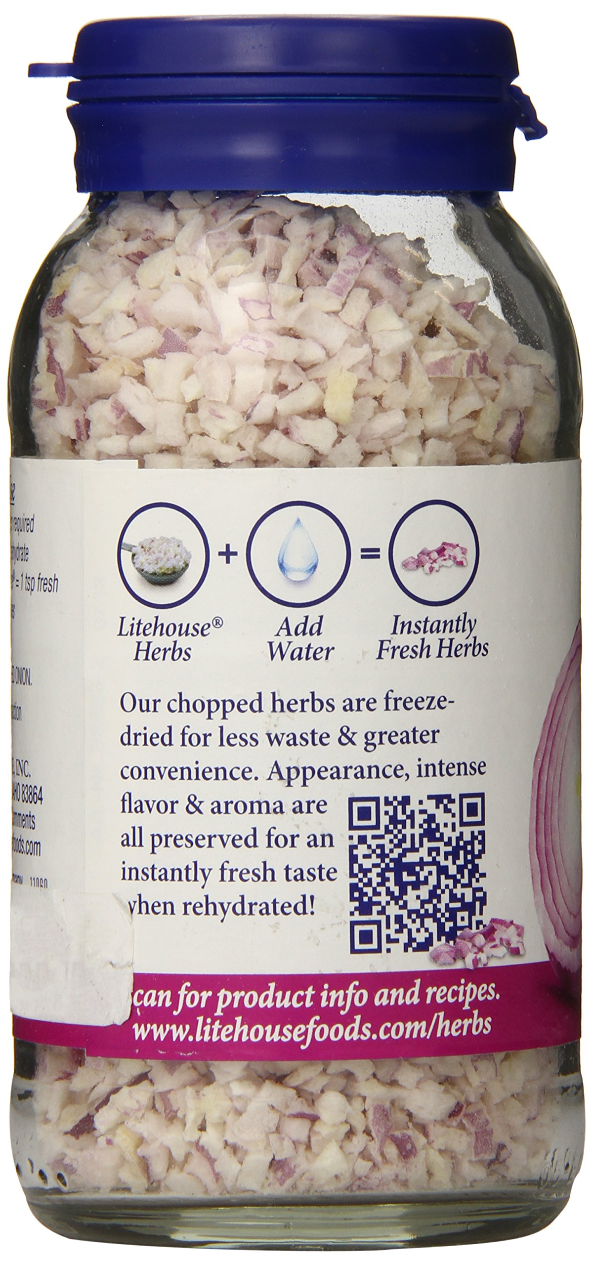 Litehouse Freeze Dried Red Onion, 0.60 Ounce (Pack of 2)
