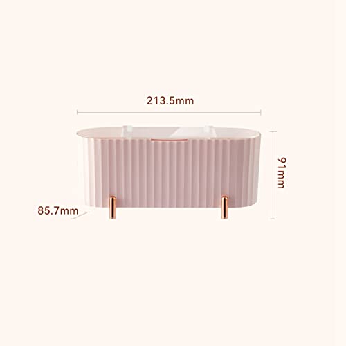 Qtip Holder Cotton Swab Holder with Lid, 4 Compartment Cotton Ball and Swab Holder Organizer Cotton Swab Holder Dispenser Storage Cotton Pad Container Box for Cotton Swabs, Make Up Pads, Cosmetic