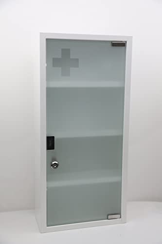 Wincere 4 Tier Moisture Resistance Steel Wall Mount Medicine Cabinet First Aid Storage Emergency Organizer