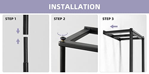 28" Wall Towel Rack for Bathroom Towel Rack Wall Mounted Towel Holder for Rolled Bath Towels,New Upgrade 3 Bars Towel Rack
