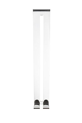 Haceka Double Hook Selection of Chrome Long, Silver