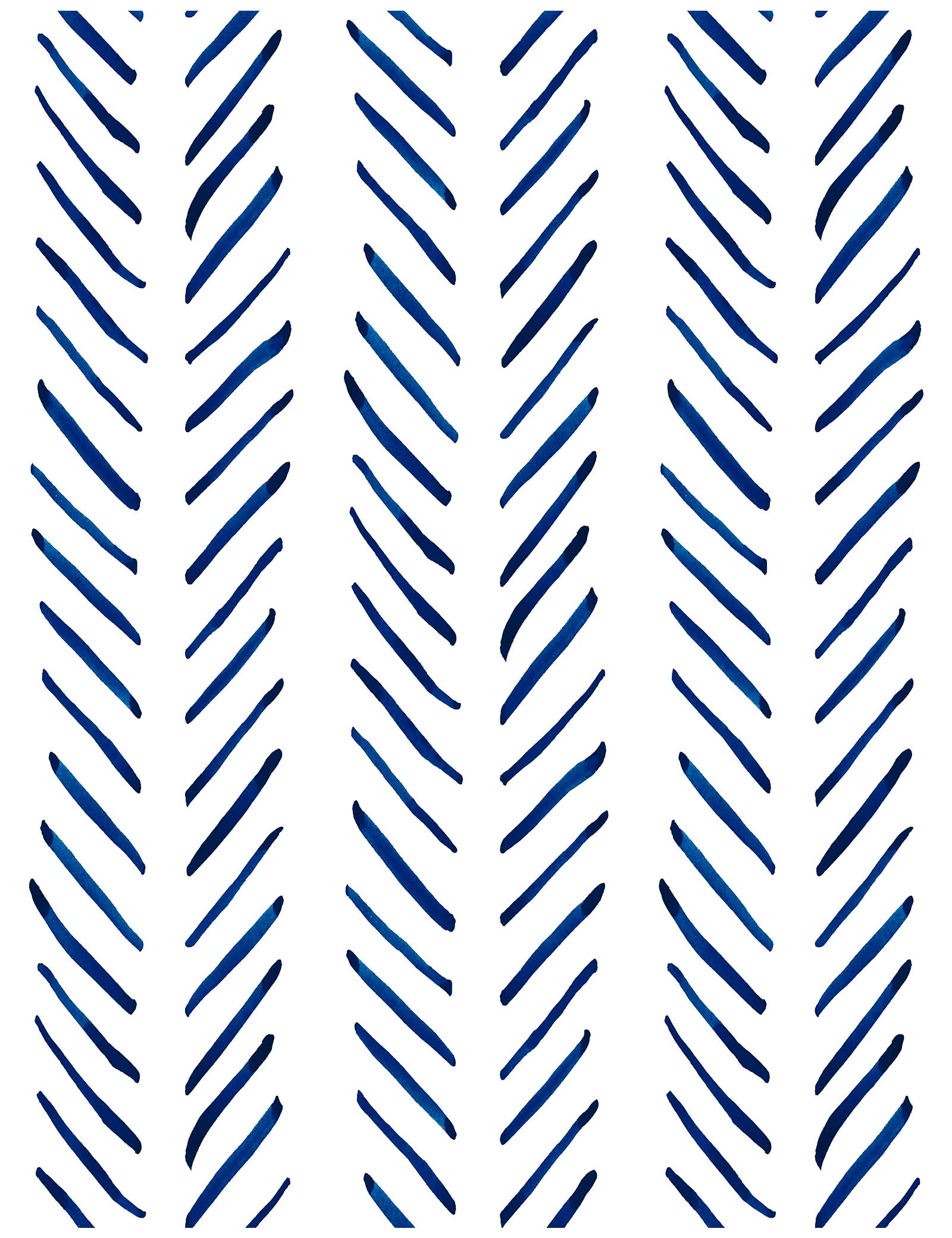 HAOKHOME Boho Peel and Stick Wallpaper Stripe Removable Navy/White Chevron Vinyl Contact Paper Mural for Home Decor 17.7in x 9.8ft
